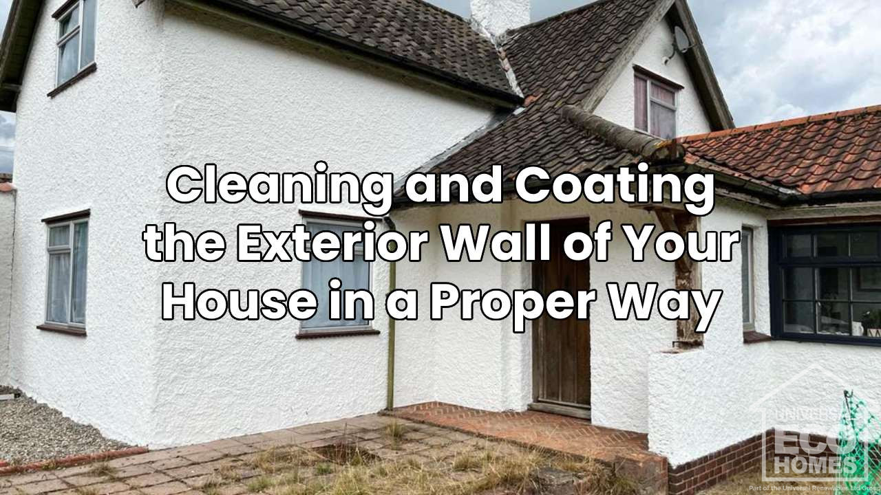 Cleaning And Coating The Exterior Wall Of Your House